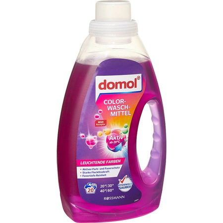 Автоматичен препарат за цветно пране, Domol, 1.1л - eMAG.bg