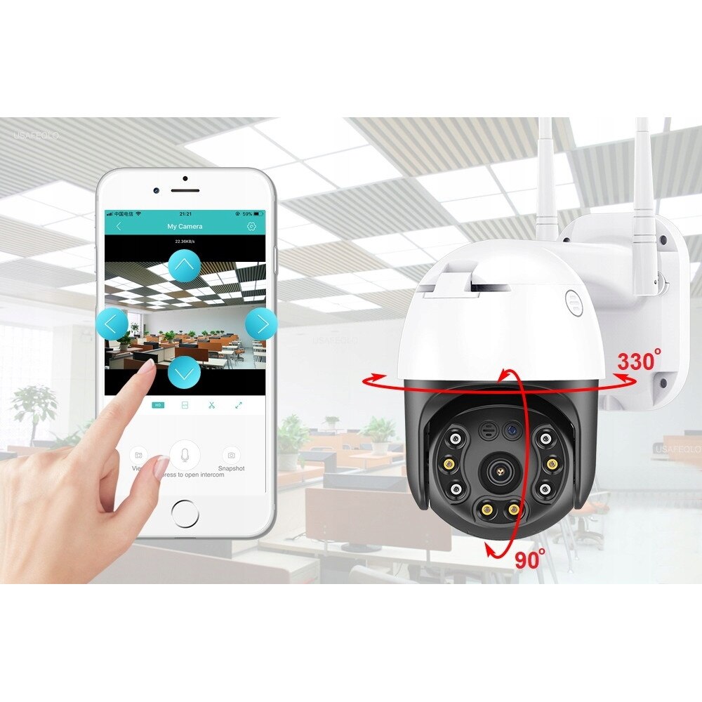 Camera de supraveghere rotativa, Onshop, GSM, Full HD, Cartela SIM ...