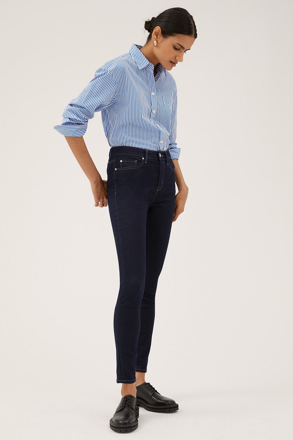 Marks & Spencer, Blugi skinny crop Ivy - eMAG.ro