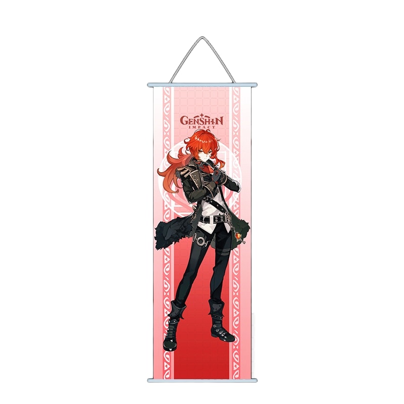 Poster Diluke Genshin Impact, 25x70 cm, Multicolor - eMAG.ro