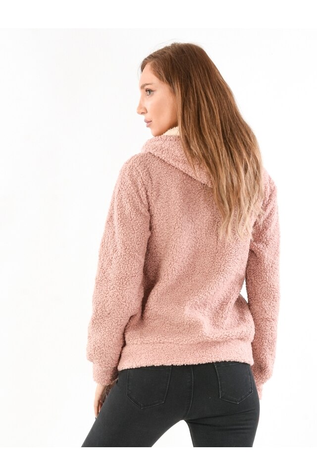 Hanorac Dama Comfy Puf Roz Fanat, M - eMAG.ro