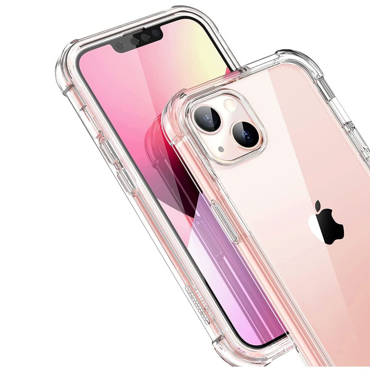 Husa De Protectie EDAR Pentru iPhone 13 Mini, Transparenta, Silicon ...