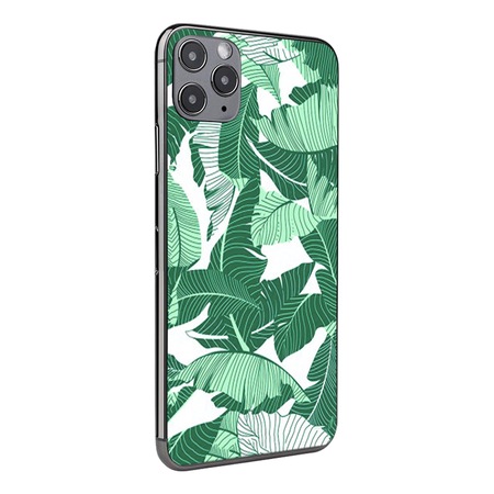Гръб Folie Skin за Apple Iphone 11, дизайн на листа, високо захващане ...