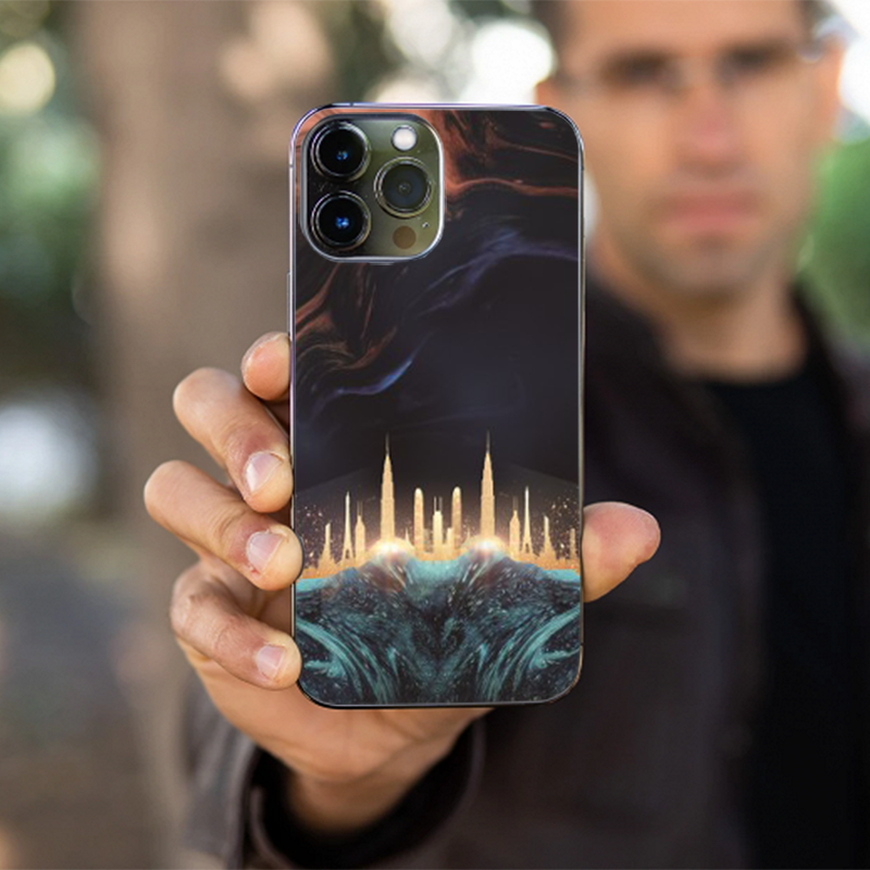 Folie Skin Spate pentru Apple Iphone 14 Pro, Magic World Design, High ...