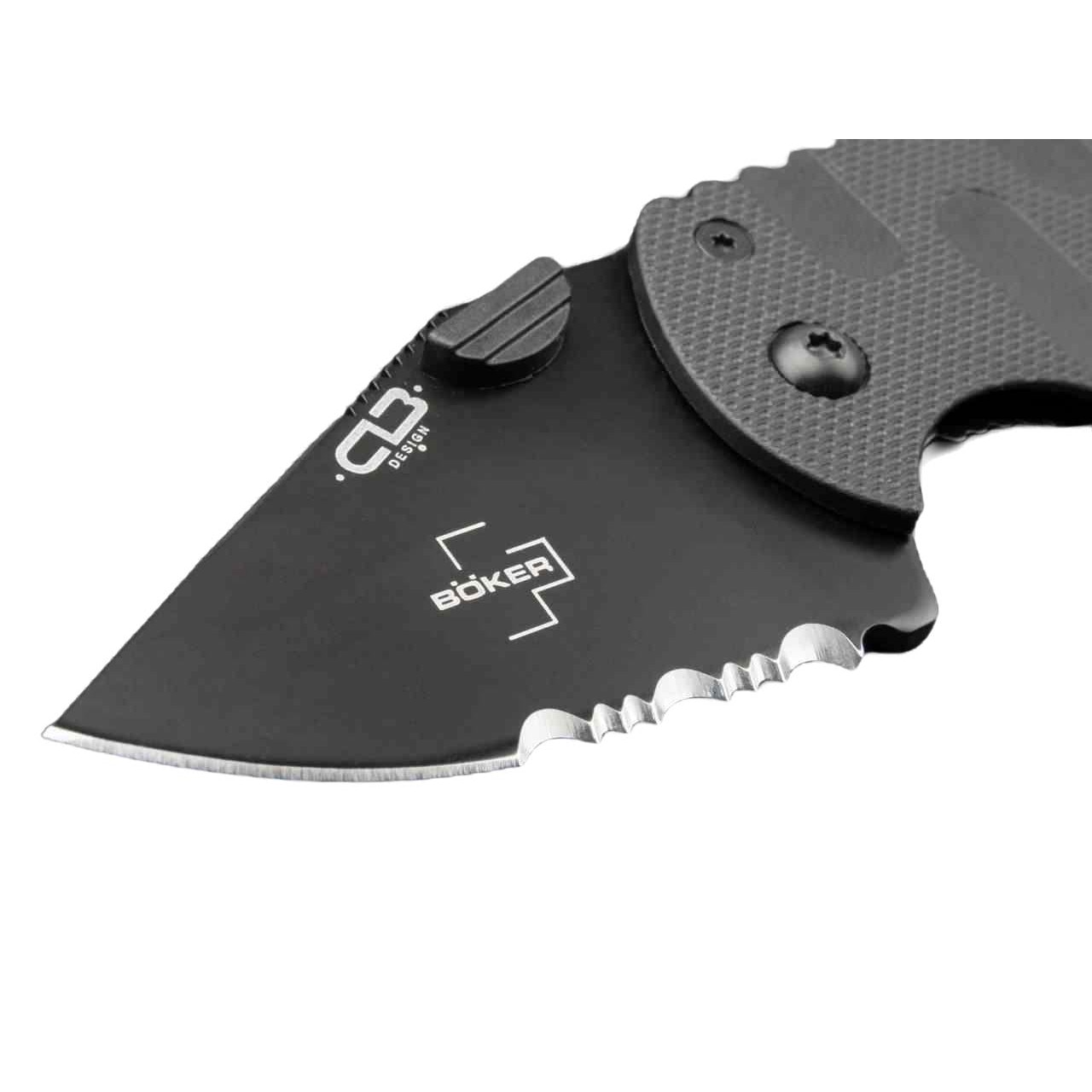 Cutit, BOKER PLUS, Subcom 2.0, 118 mm, Inox, Pliabil, Negru - eMAG.ro