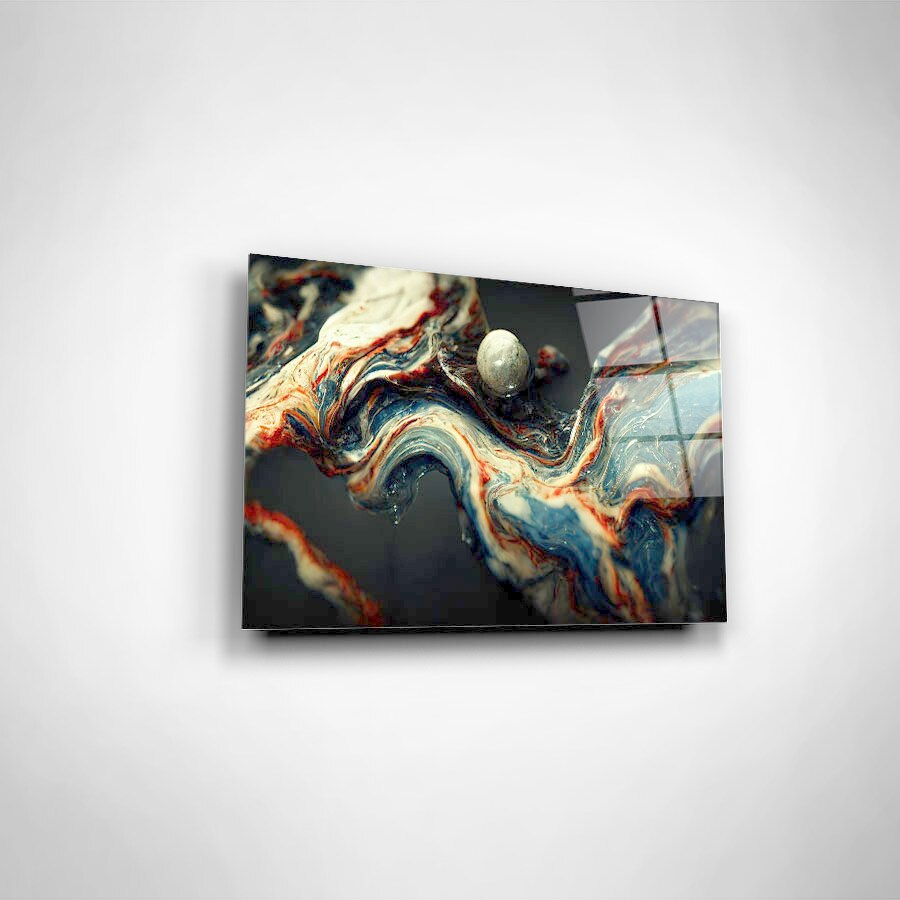 Tablou Sticla, Marble Texture, 80x120cm - eMAG.ro