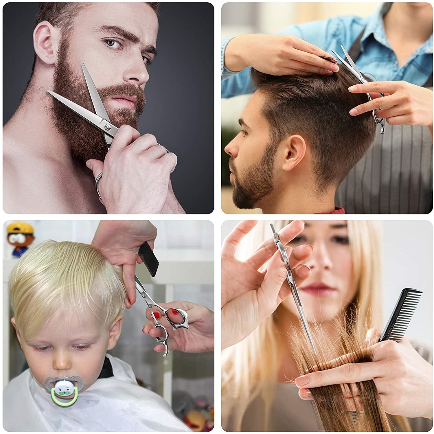 Set foarfeca de tuns si filat Ardette, Damino01, Inox, Retro design ...