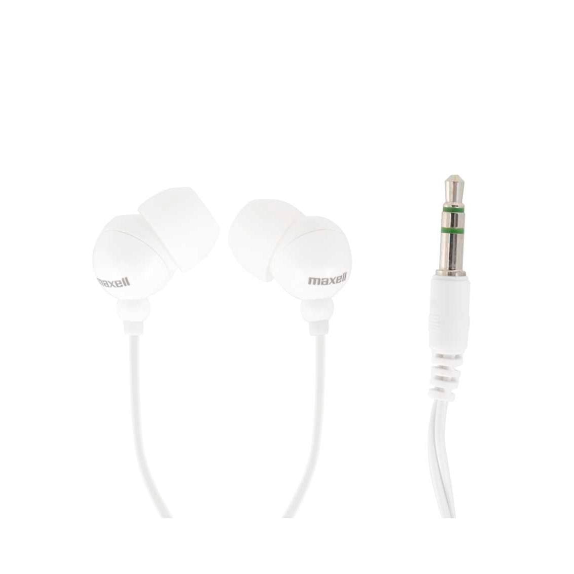 Casti audio, Maxell, Jack 3.5 mm, Alb - eMAG.ro
