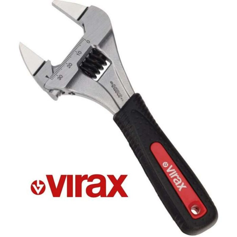 Cheie cu deschidere reglabila, Virax, 8", Negru - eMAG.ro