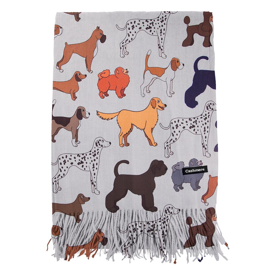 Дамски Шал Stilno, Кашмир, G1058-02, Сив - eMAG.bg