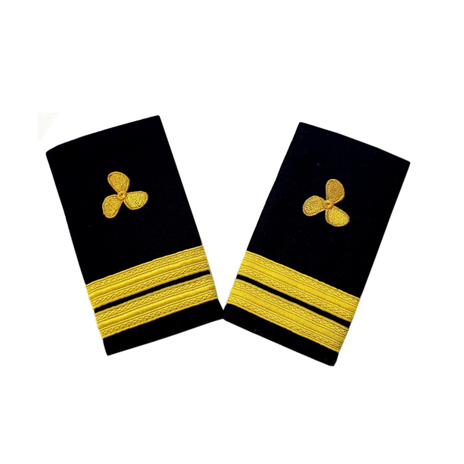 Set epoleti / grade brodate Marina Comerciala, 2nd Engineer epaulettes ...