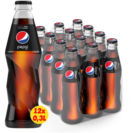 Pepsi Max, Sticla, 12 x 0.3L - eMAG.ro