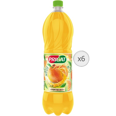 Prigat Portocale, Pet, 6 x 1.75L - eMAG.ro