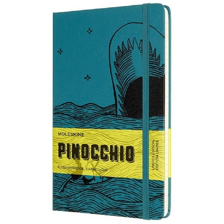 Тефтер Moleskine Pinocchio The Dogfish, Твърди корици, Линирани ...