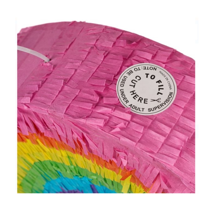 Pinata party curcubeu, 45x10x33cm - eMAG.ro