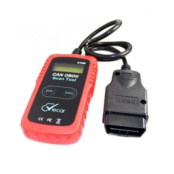 Tester diagnoza auto, OBD2, Rosu/Negru - eMAG.ro