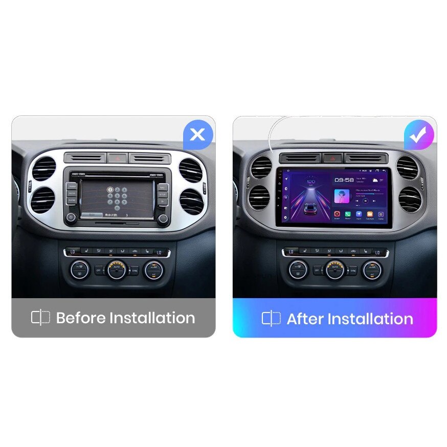 Navigatie Android 11, Ecran 9″, 1GB RAM 16GB Memorie Interna, Procesor ...