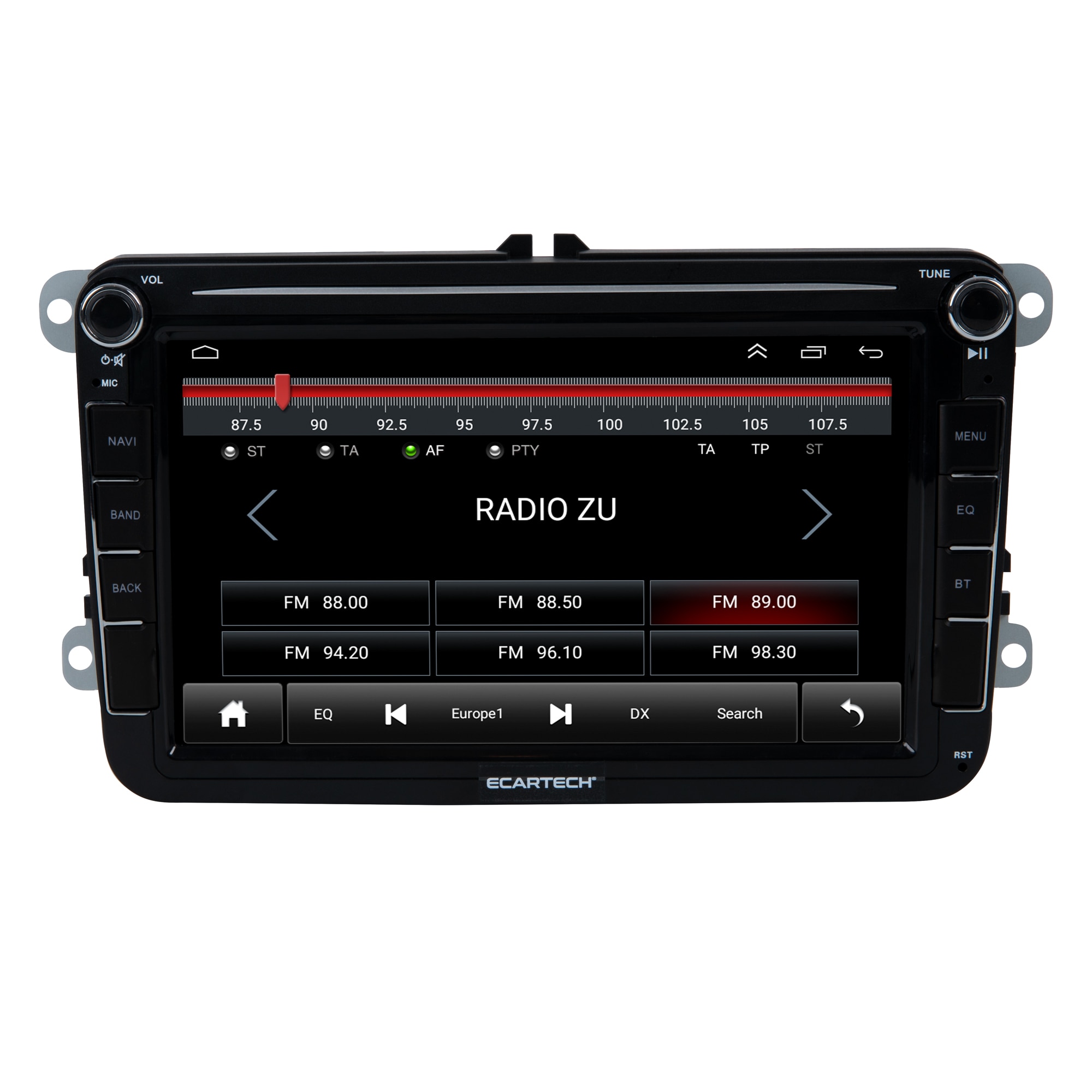 Navigatie Android 2GB RAM, Ecran de 8 Inch, ECARTECH®️ dedicata Golf 5 ...