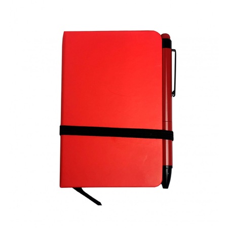 Notebook Pocket, cu pix si stylus pen, 80 pagini albe, A7, 100x64mm ...