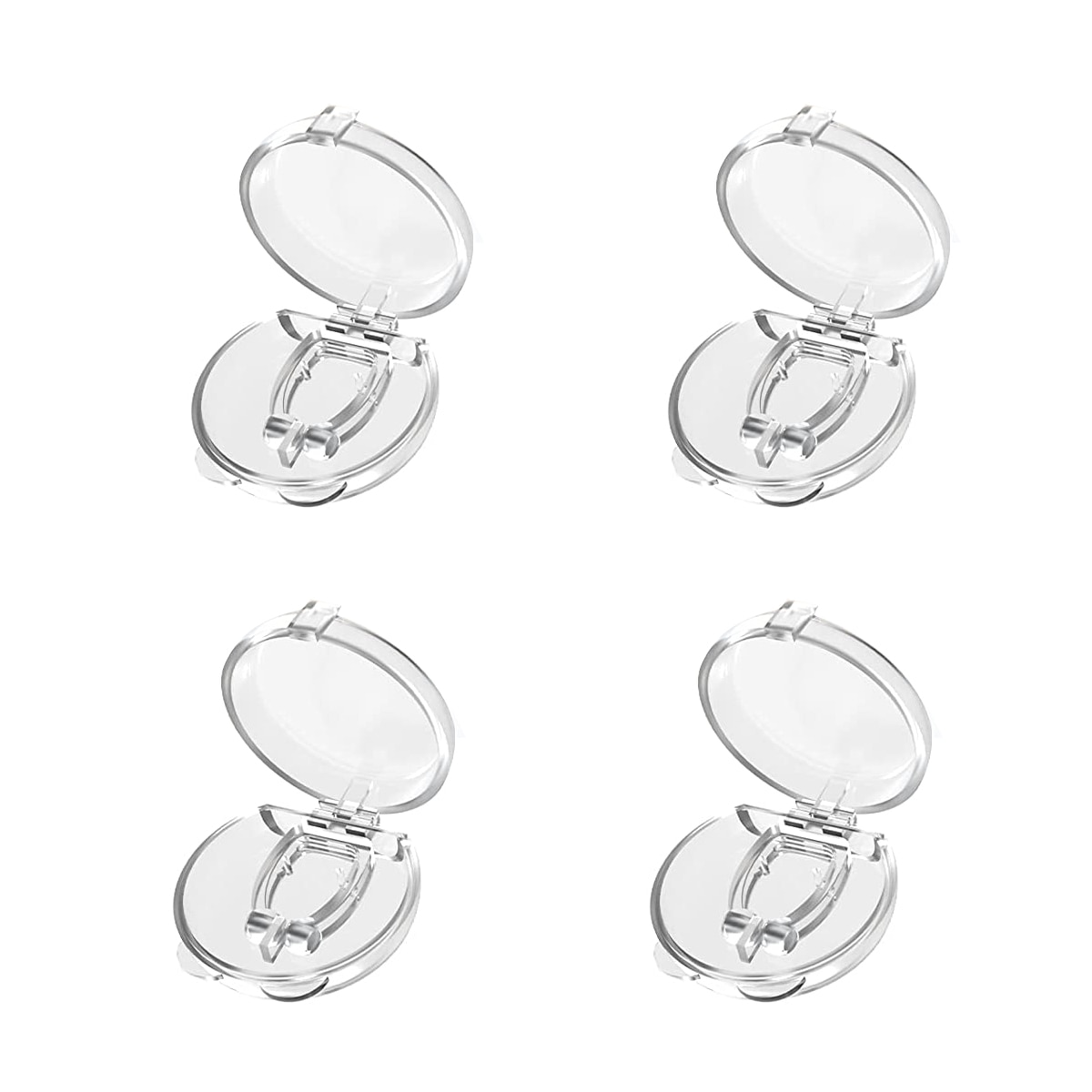 Set 4 cleme antisforait, Vaxiuja, Transparent - eMAG.ro