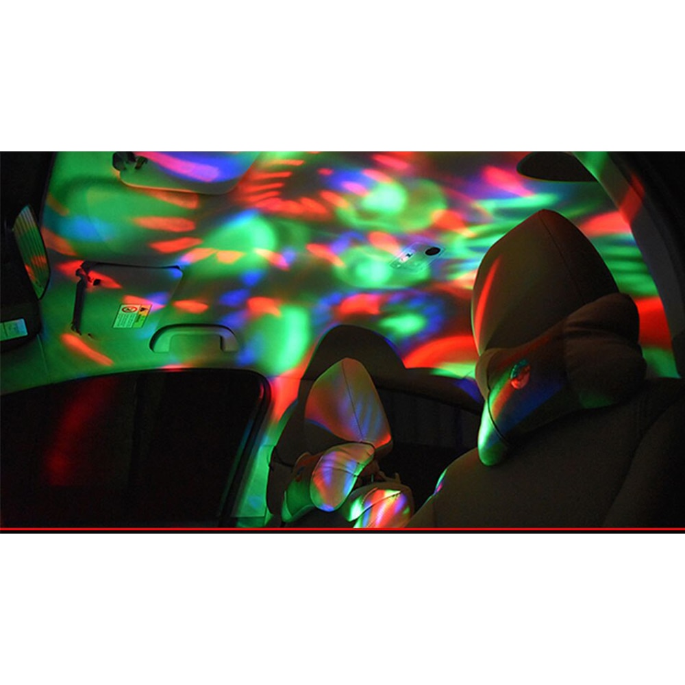 Mini Lampa Led Multicolor Disco, Magic Ball, Senzor Muzica, USB 2.0 ...