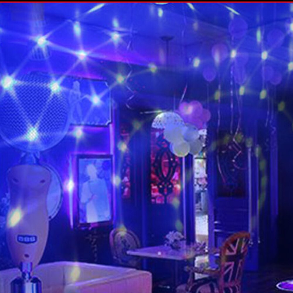Mini Lampa Led Multicolor Disco, Magic Ball, Senzor Muzica, Adaptor Tip ...