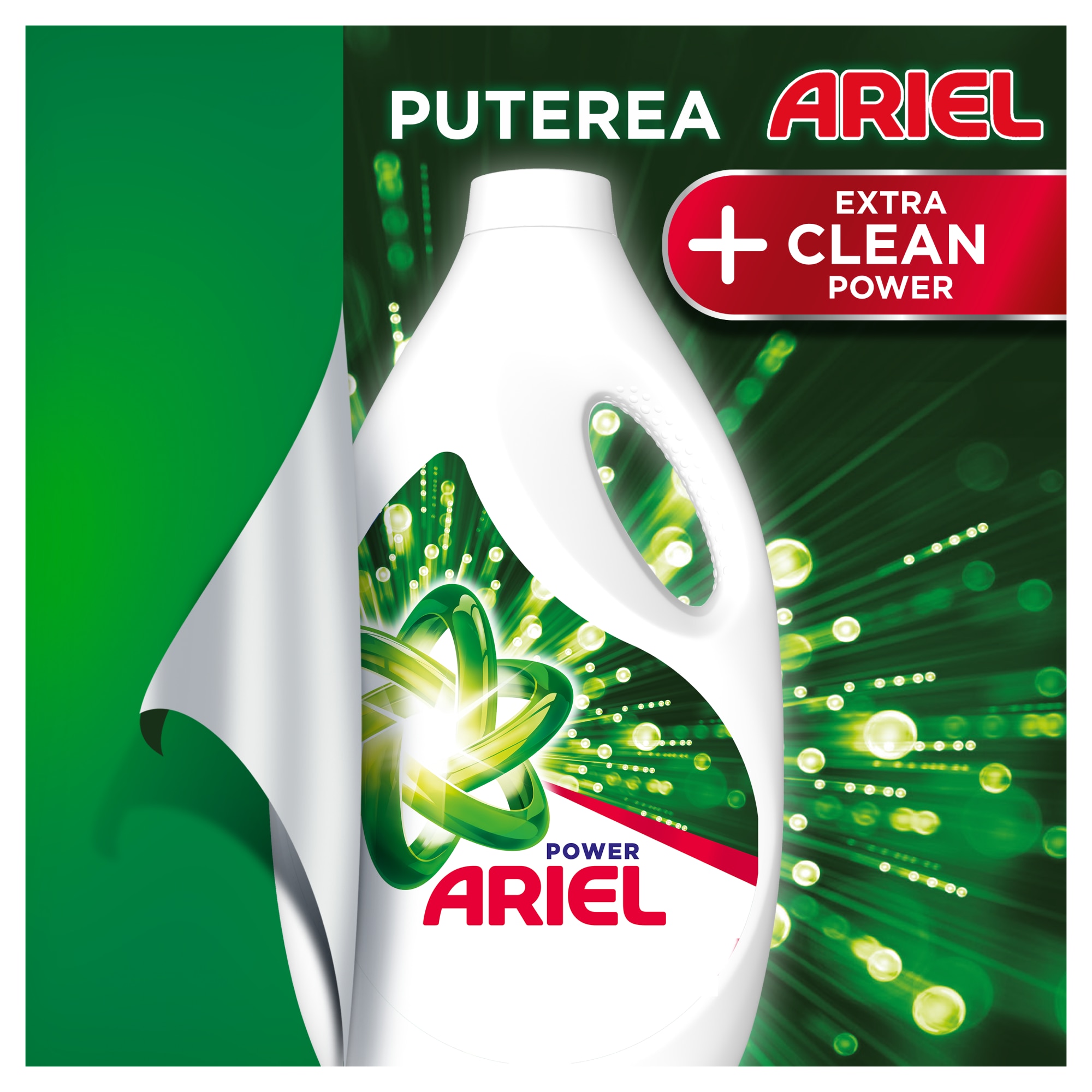 Detergent de rufe lichid Ariel +Extra Clean Power, 1.87 L, 34 spalari - eMAG.ro