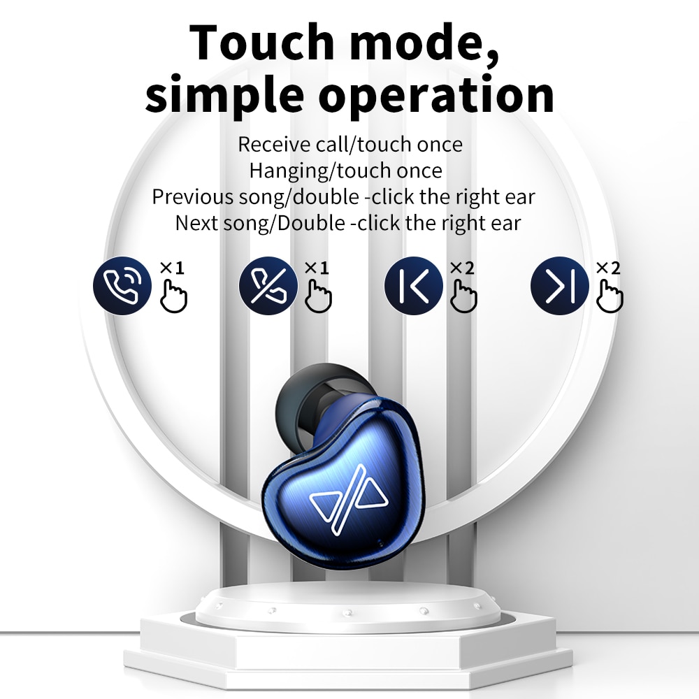 Casti wireless audio, model Xiousbor SF40, Bluetooth 5.3, cu Microfon ...