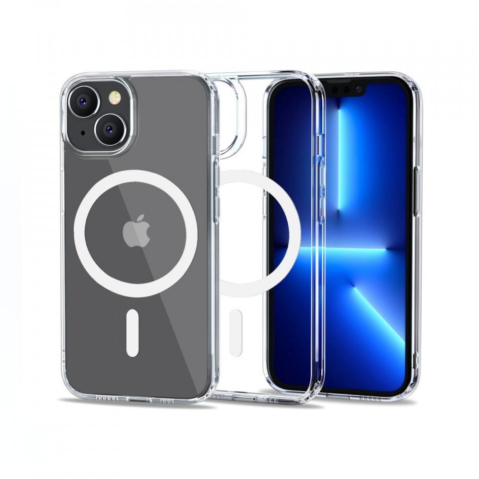 Husa de protectie Clear Case with MagSafe pentru Apple iPhone 13 Pro ...