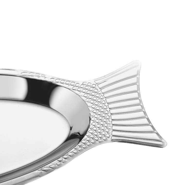 Tava platou metal in forma de peste 40cm, Blusmart - eMAG.ro