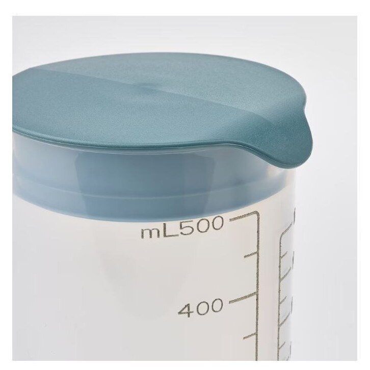 Shaker gradat cu capac, din plastic, Syamag, 500 ml, 15x9 cm - eMAG.ro