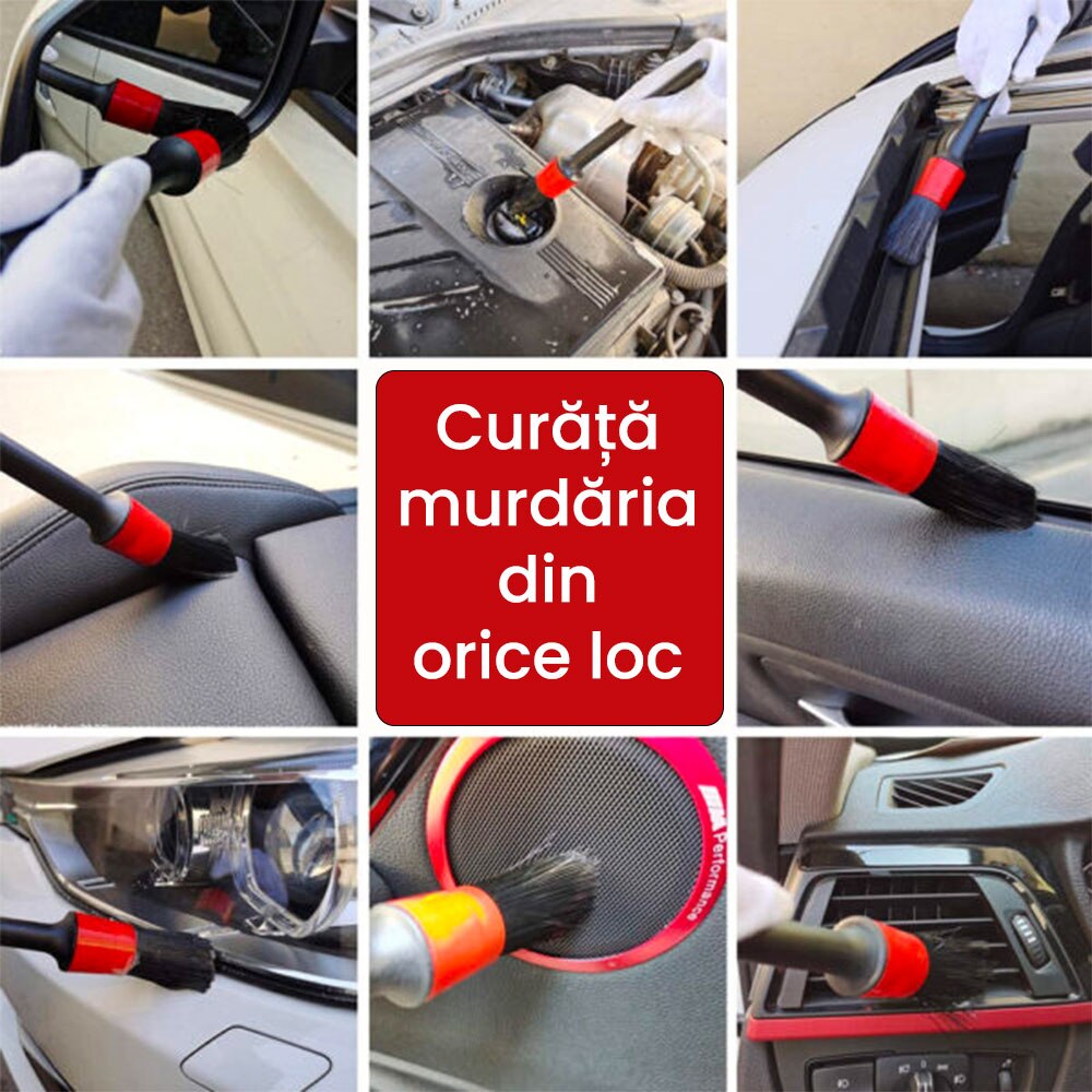Set Premium 18 Piese detailing auto, GlowforHome, curatare masina ...