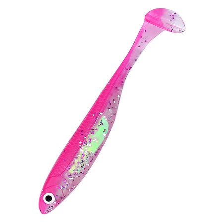 Set 5 buc Shad KP Flash Shad 8.75cm, culoare Pink Shad, pentru ...