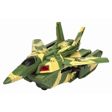 Avion pentru copii, Transformator, Verde - eMAG.ro