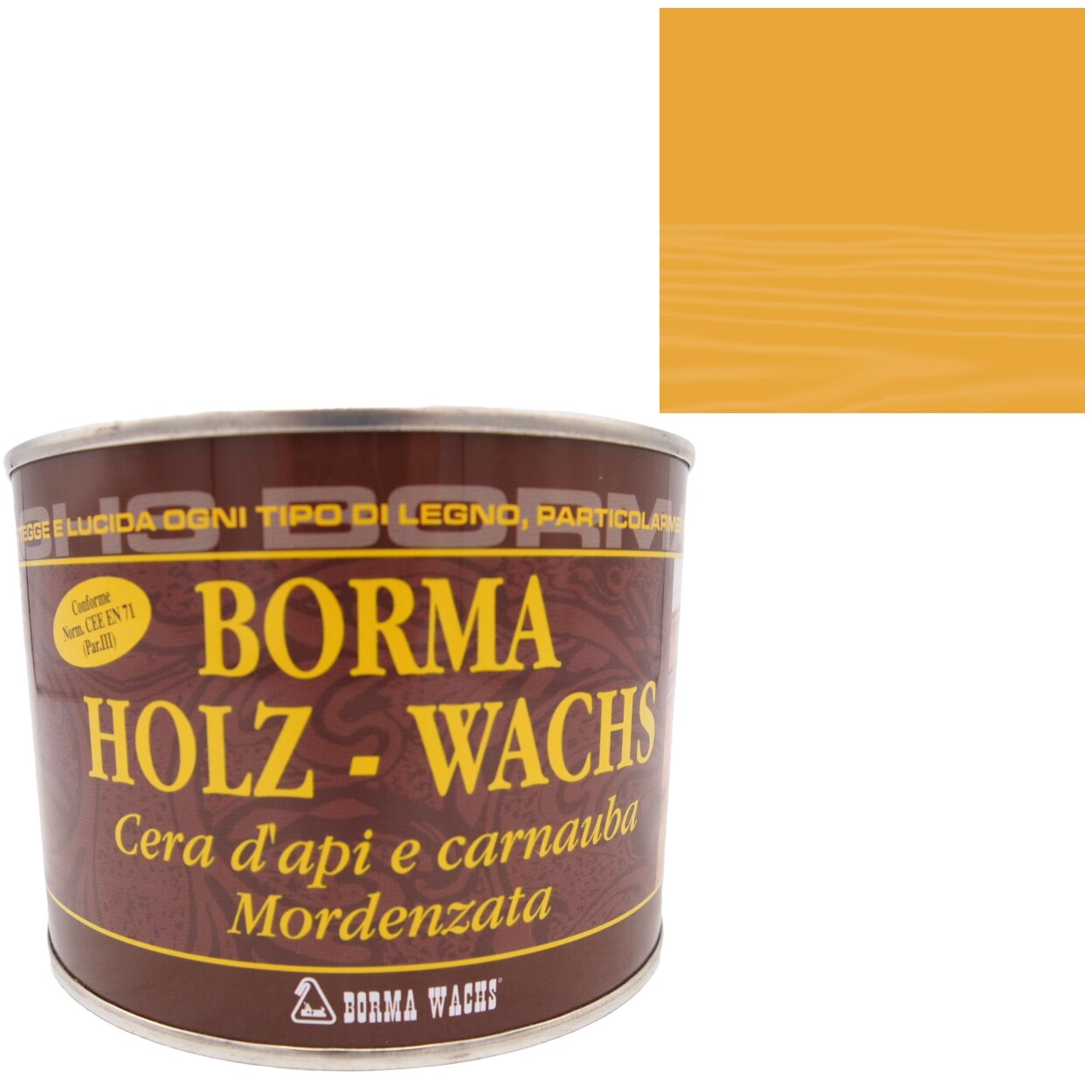 Ceara de albine solida, Borma Wachs, Holz - Wachs, culoare galbena, 500 ml - eMAG.ro