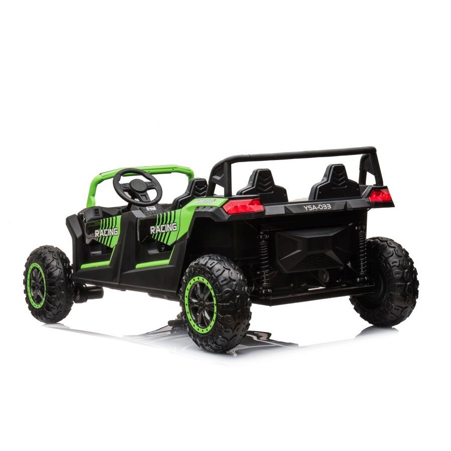 UTV electric pentru 4 copii, Kinderauto Racing 4x 150W 24V 14Ah, verde ...
