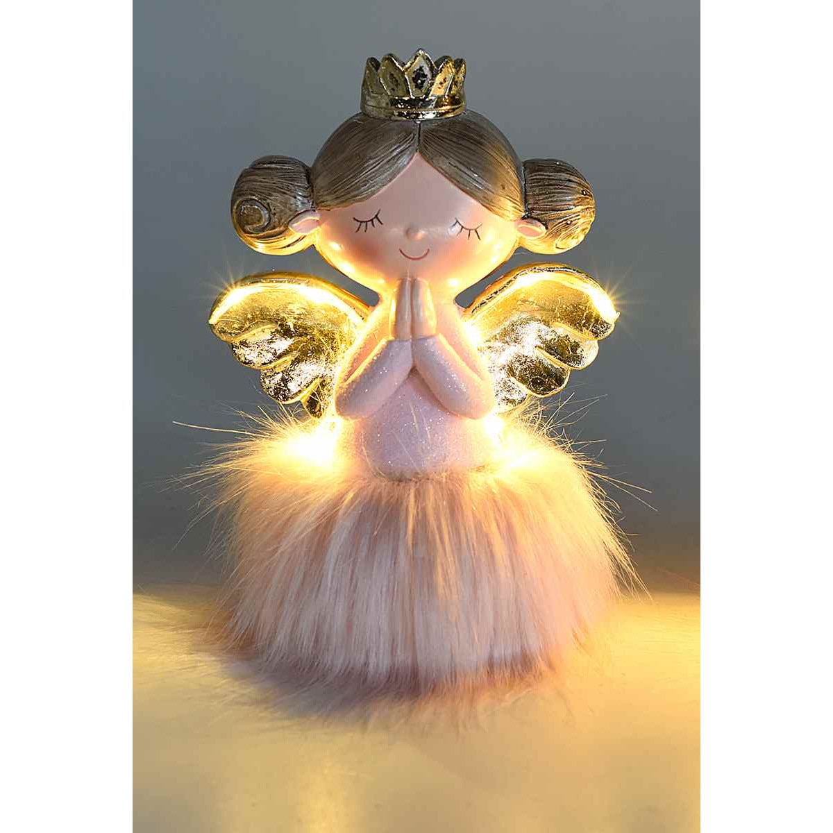 Angyalfigura LED-del 11,5x8x17 cm - eMAG.hu