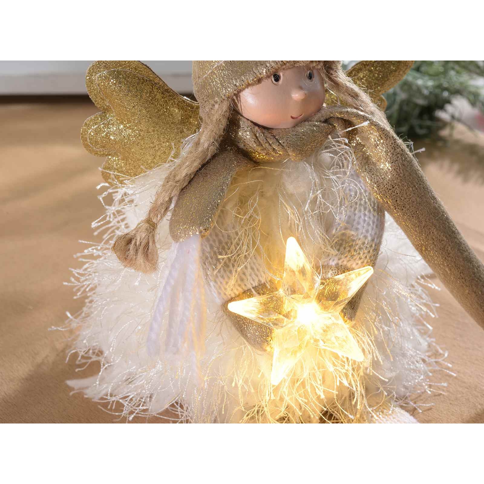 Figurina Inger cu led 11x8x26.5 cm - eMAG.ro