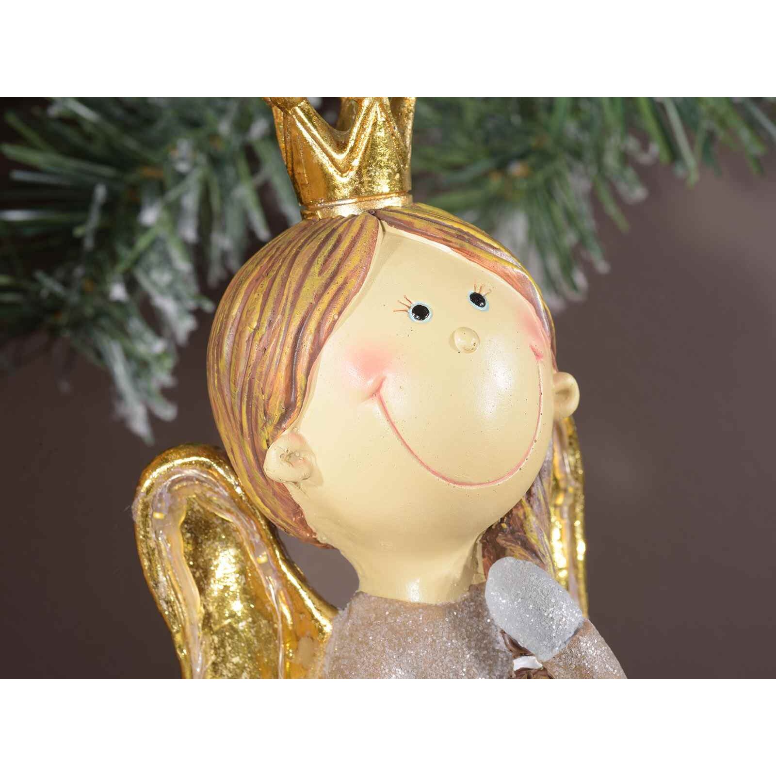 Figurina Inger cu led 12x19 cm - eMAG.ro