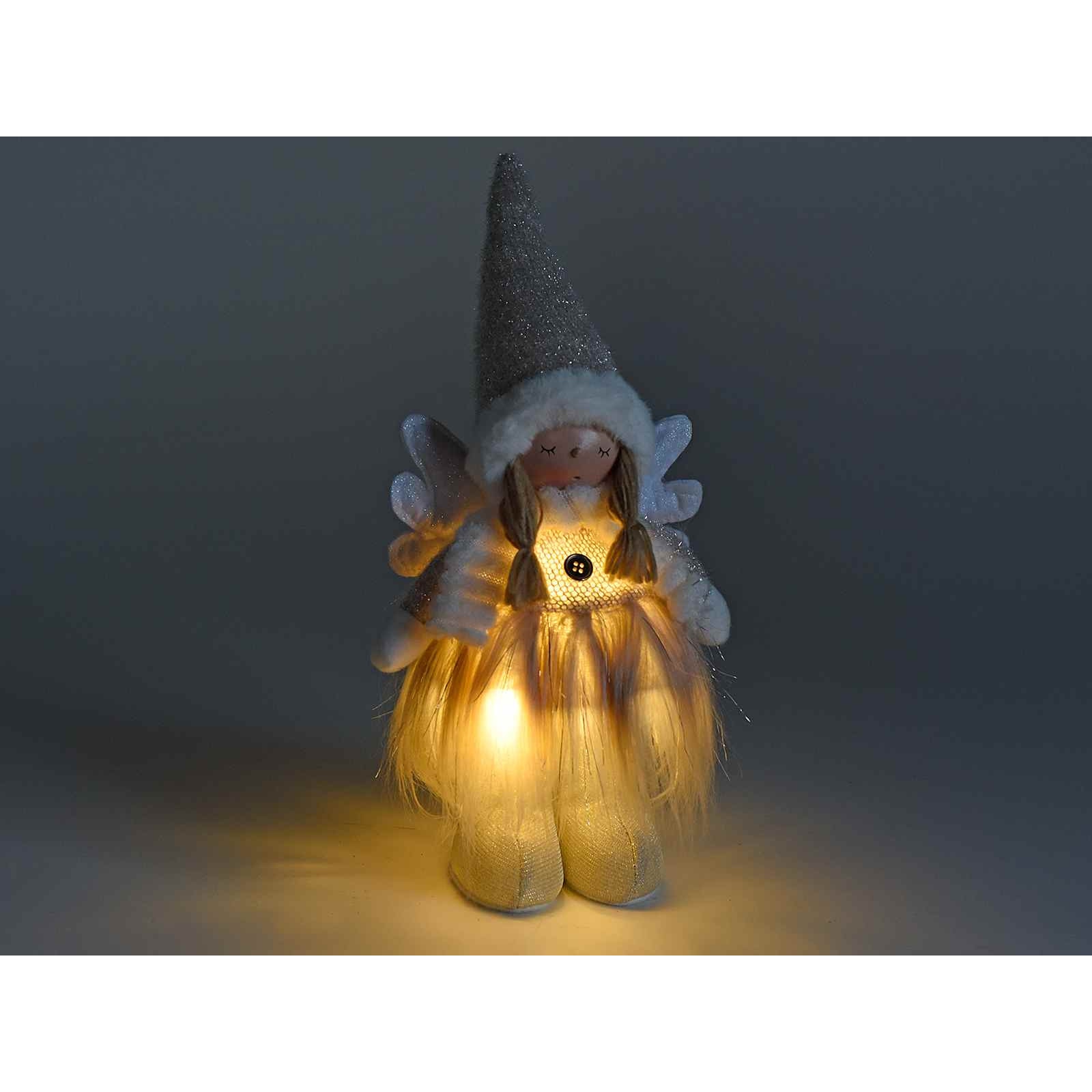 Angyalfigura LED-del 19x10x41 cm - eMAG.hu