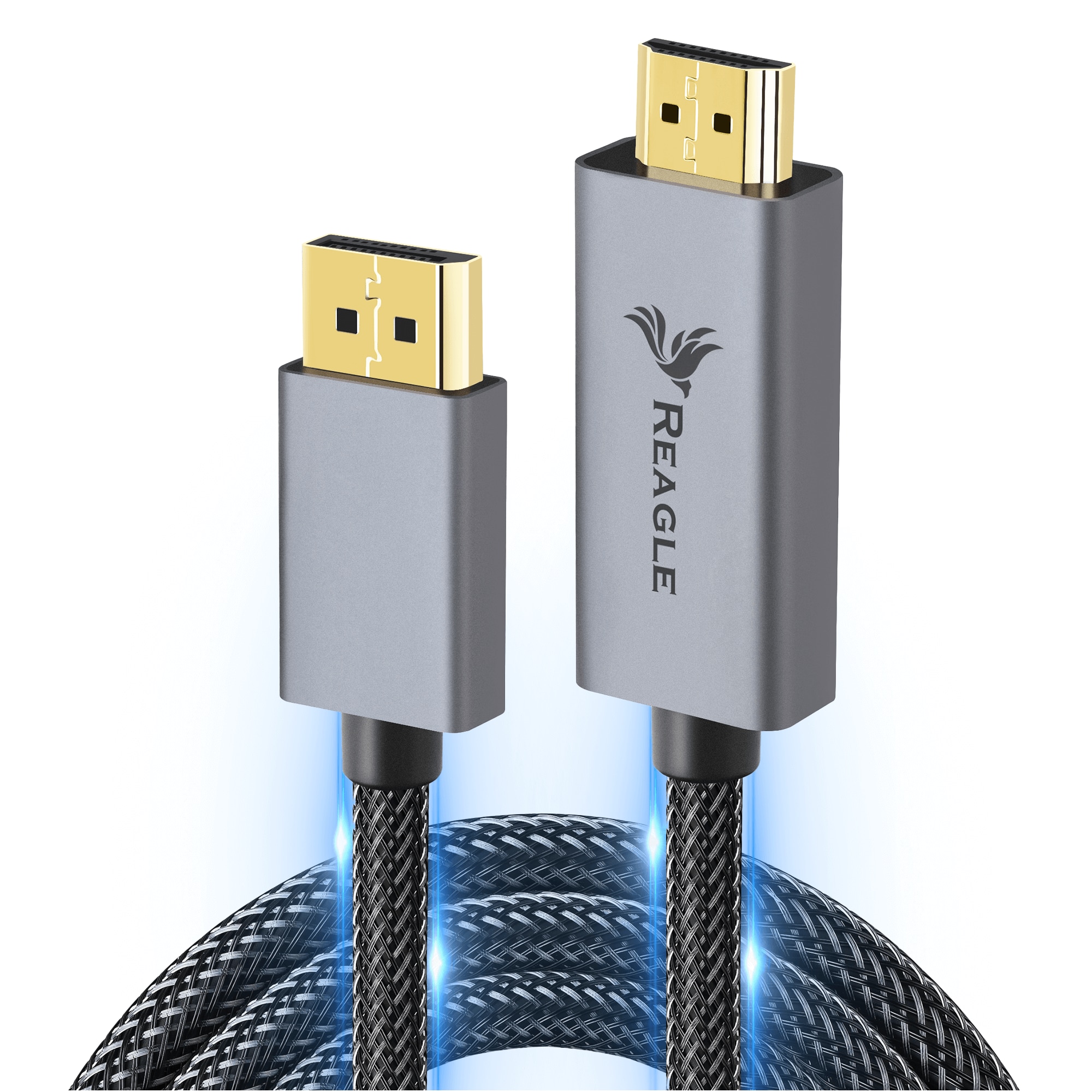 Cablu DisplayPort la HDMI 4K 60Hz HDR 18Gbps Audio 7.1 Plug & Play 2m ...