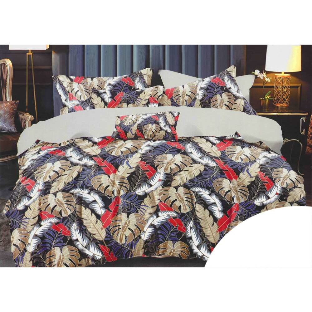 Lenjerie de pat, 1 persoana, 1216325, Microfibra, Multicolor, 160 x 200 ...