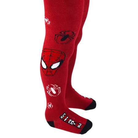 Dres, ciorapi cu chilot, baieti, Spiderman Rosu 128-134 CM - eMAG.ro