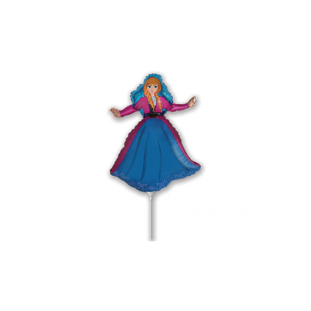 Balon folie, model frozen princess, Anna, 35 cm - eMAG.ro