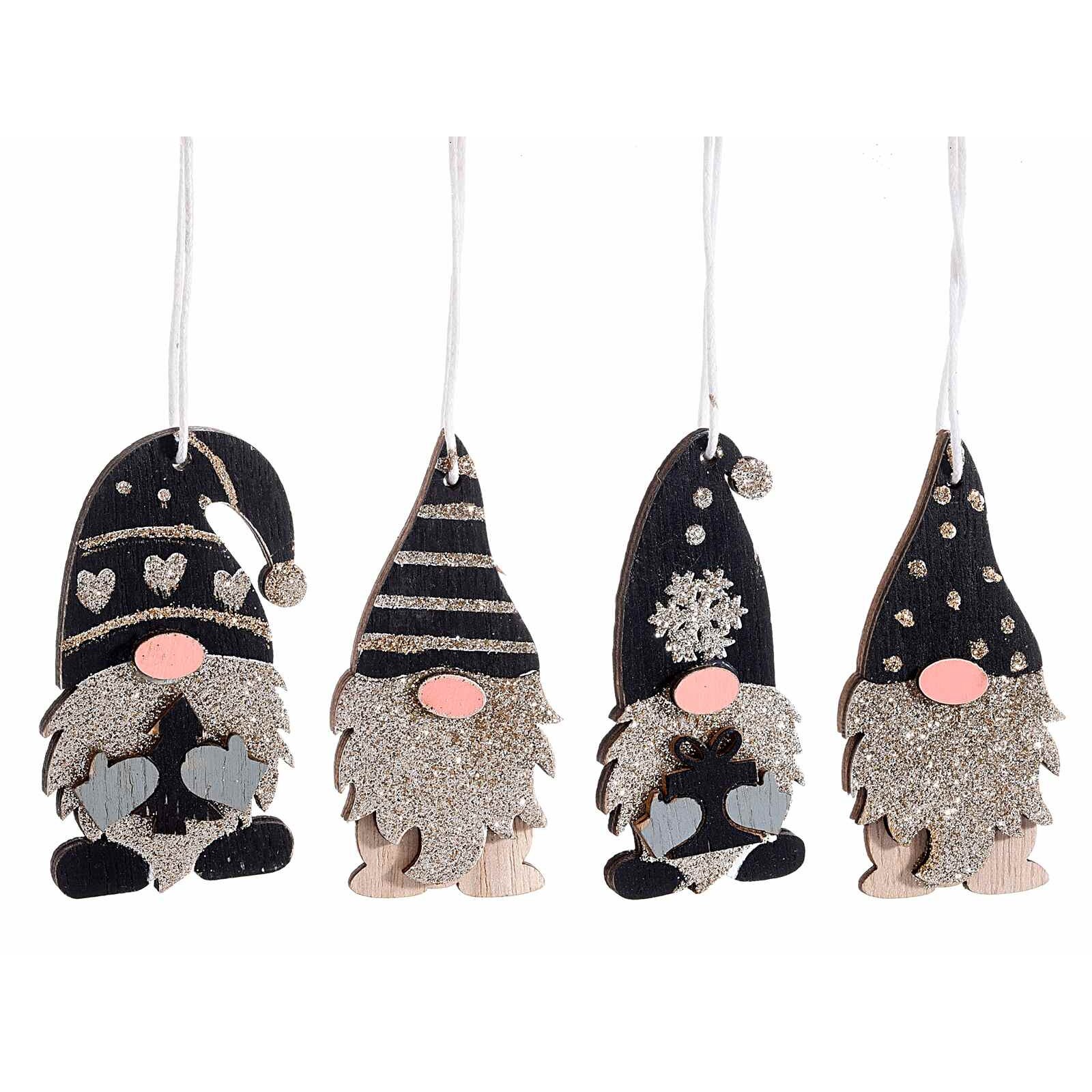 Set 24 ornamente brad Craciun Gnom 4x7.5 cm - eMAG.ro