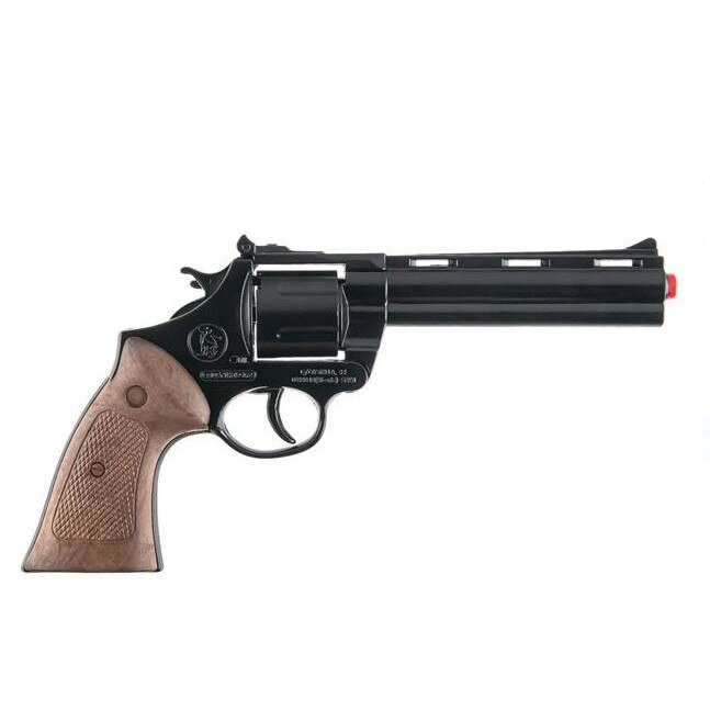 Pistol metalic de jucarie cu 12 capse - eMAG.ro