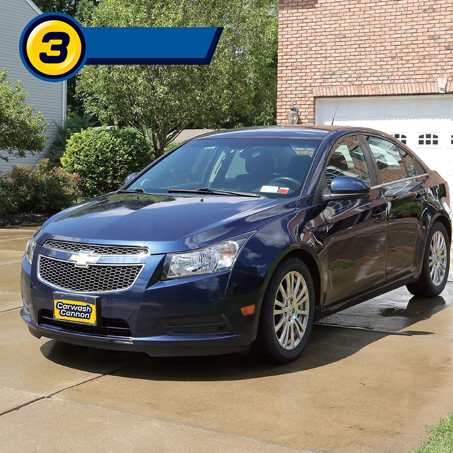 Pistol de spalat cu presiune, 5 trepte de dozare detergent, 2 tipuri de ...