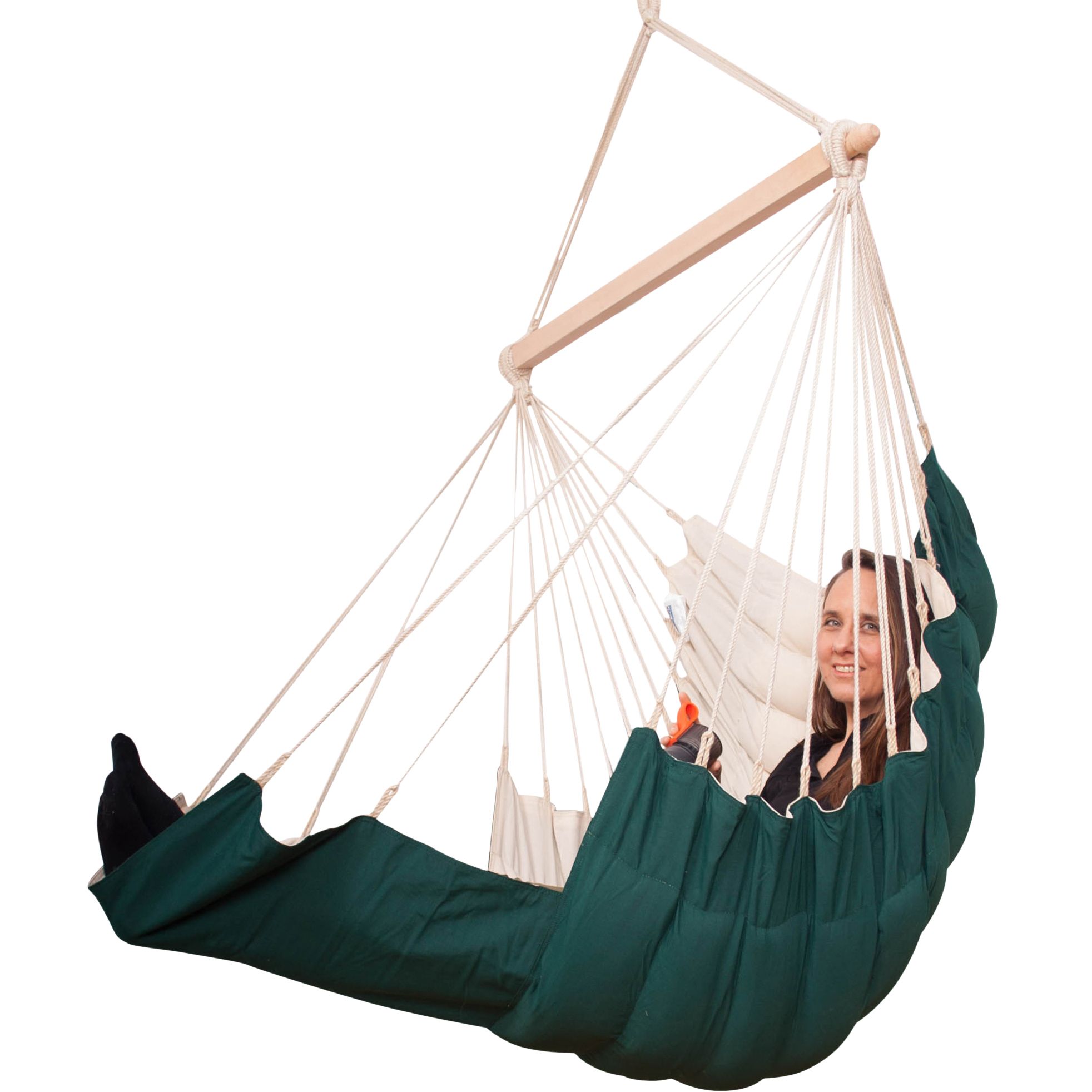 Scaun leagan MacaMex SoftChair Olefin verde - eMAG.ro