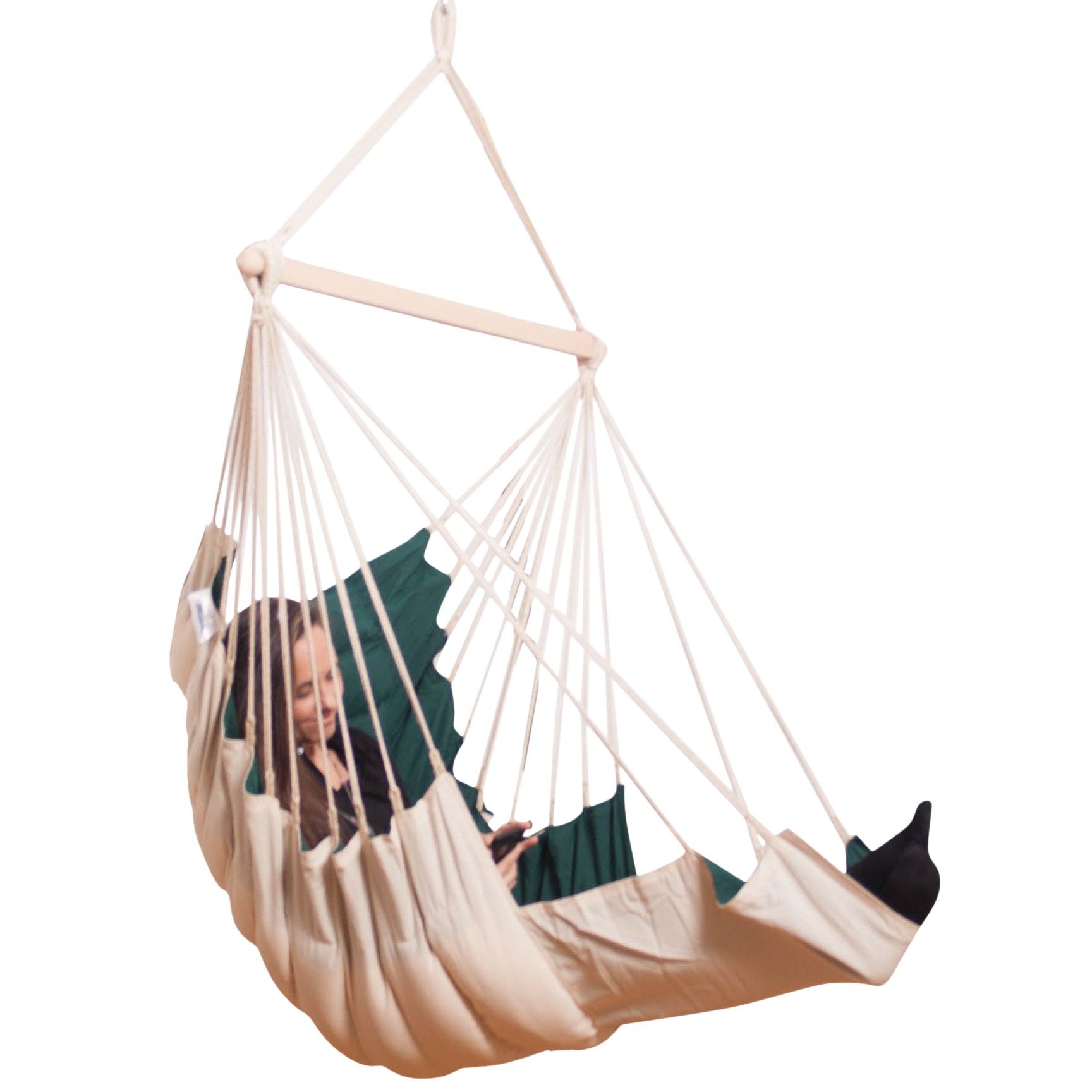 Scaun leagan MacaMex SoftChair Olefin verde - eMAG.ro