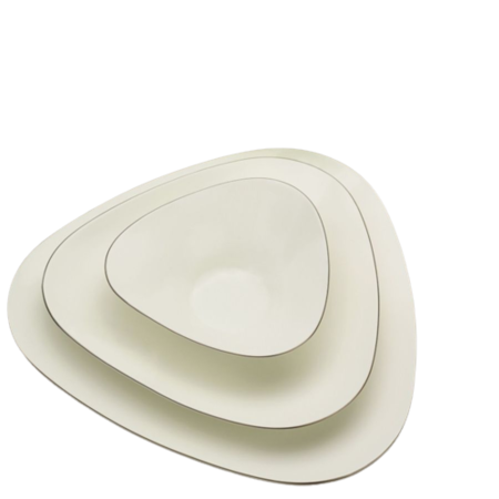 Set vesela pentru 12 persoane Fine Pearl Extra Trio, Karaca, Alb, 62 ...